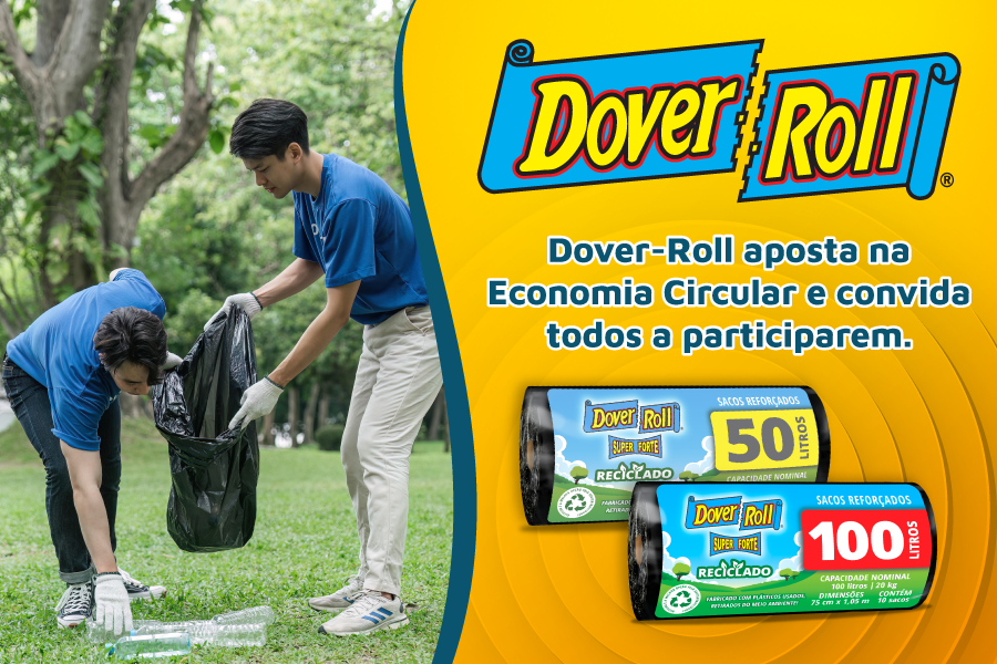 DOVER-ROLL prática, ensina e incentiva a economia circular!
