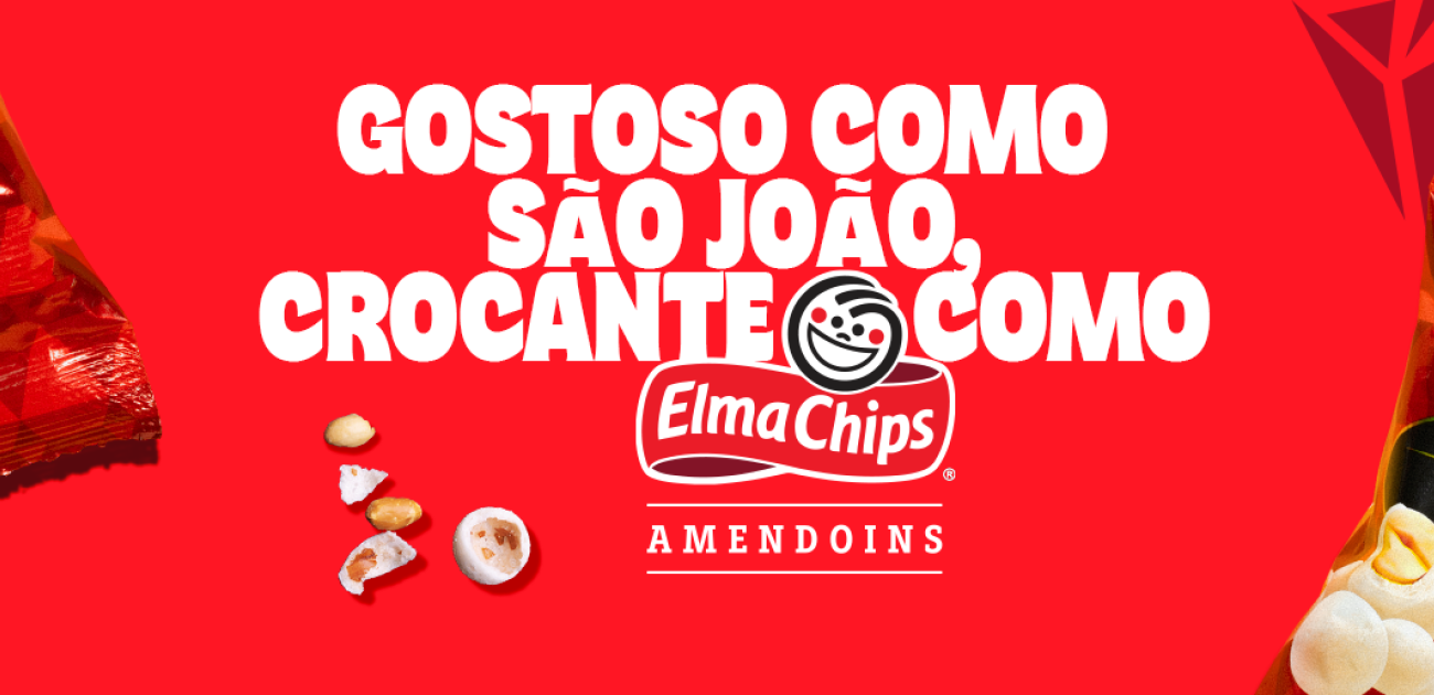 Elma Chips® Amendoins crocante: gostoso como São João!